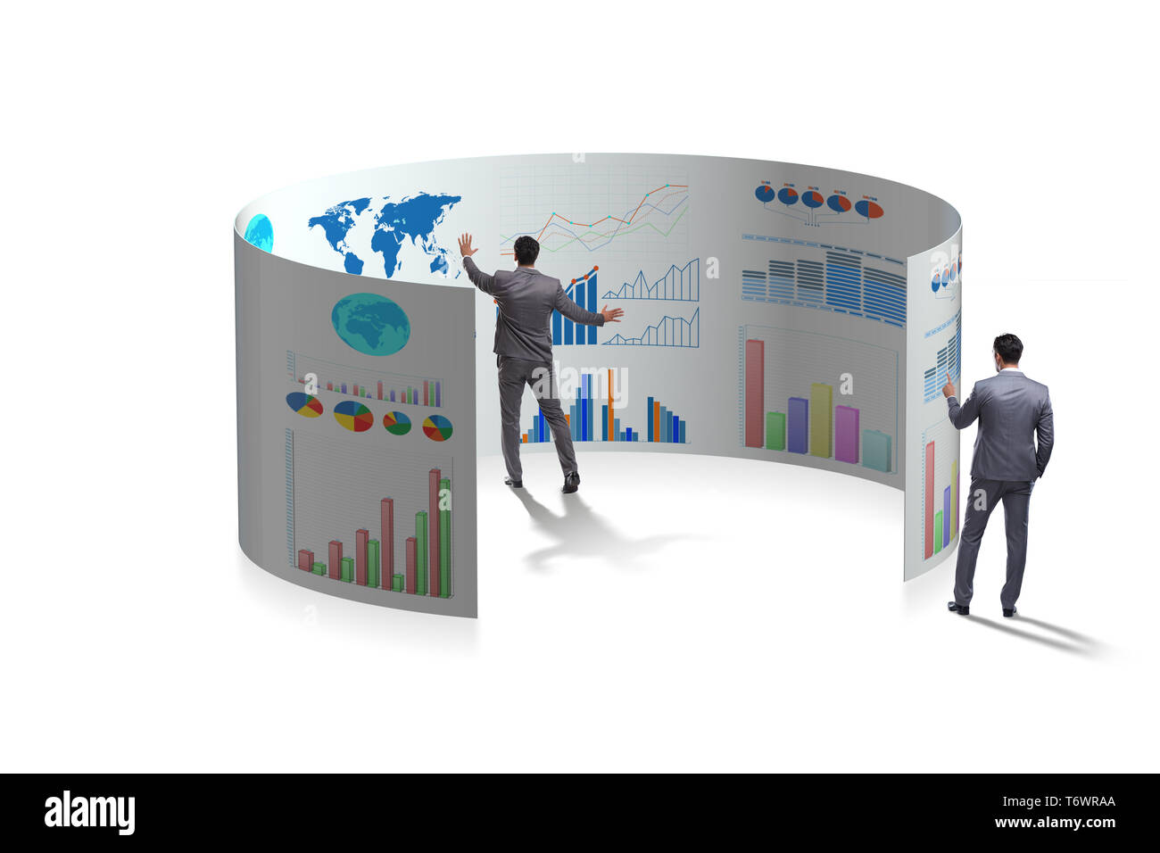 Infographic charts concept Cut Out Stock Images & Pictures - Alamy