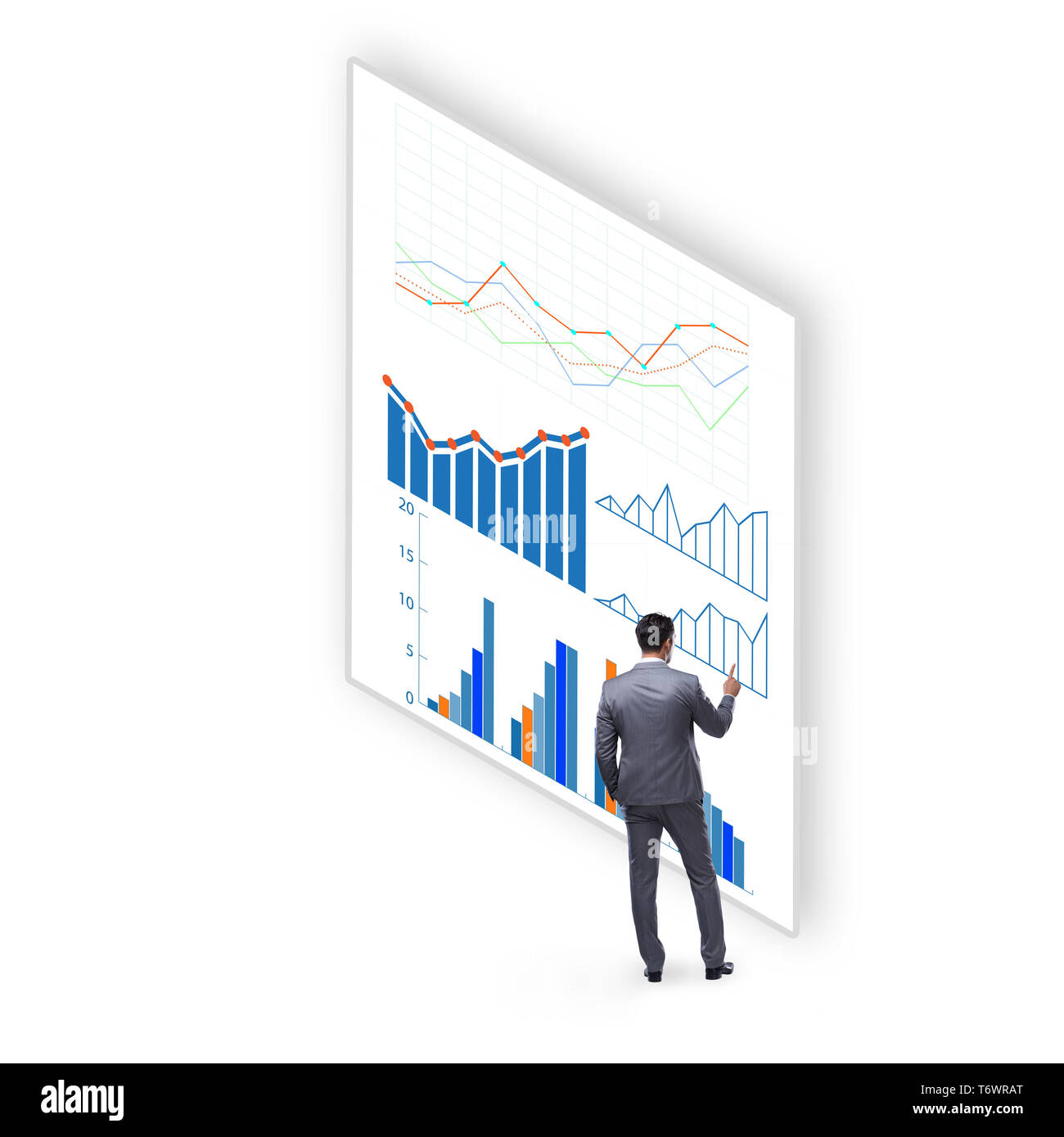 Infographic charts concept Cut Out Stock Images & Pictures - Alamy