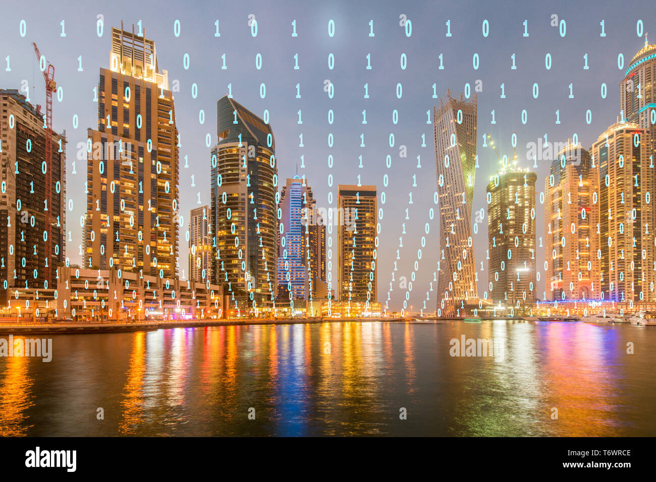 Concept of modern digital city and innovation Stock Photo - Alamy