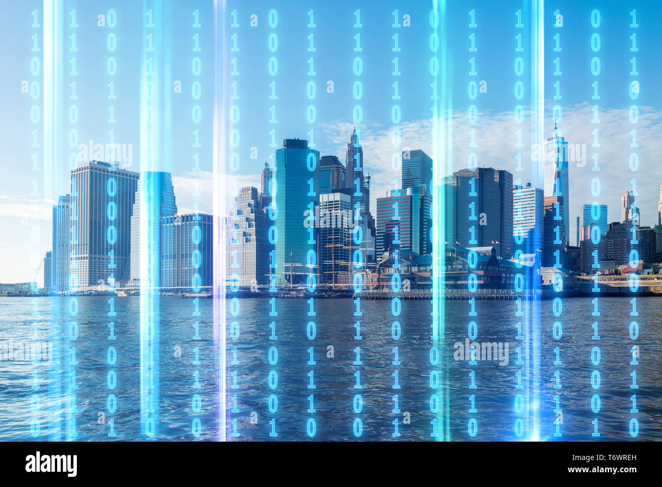 Concept of modern digital city and innovation Stock Photo - Alamy