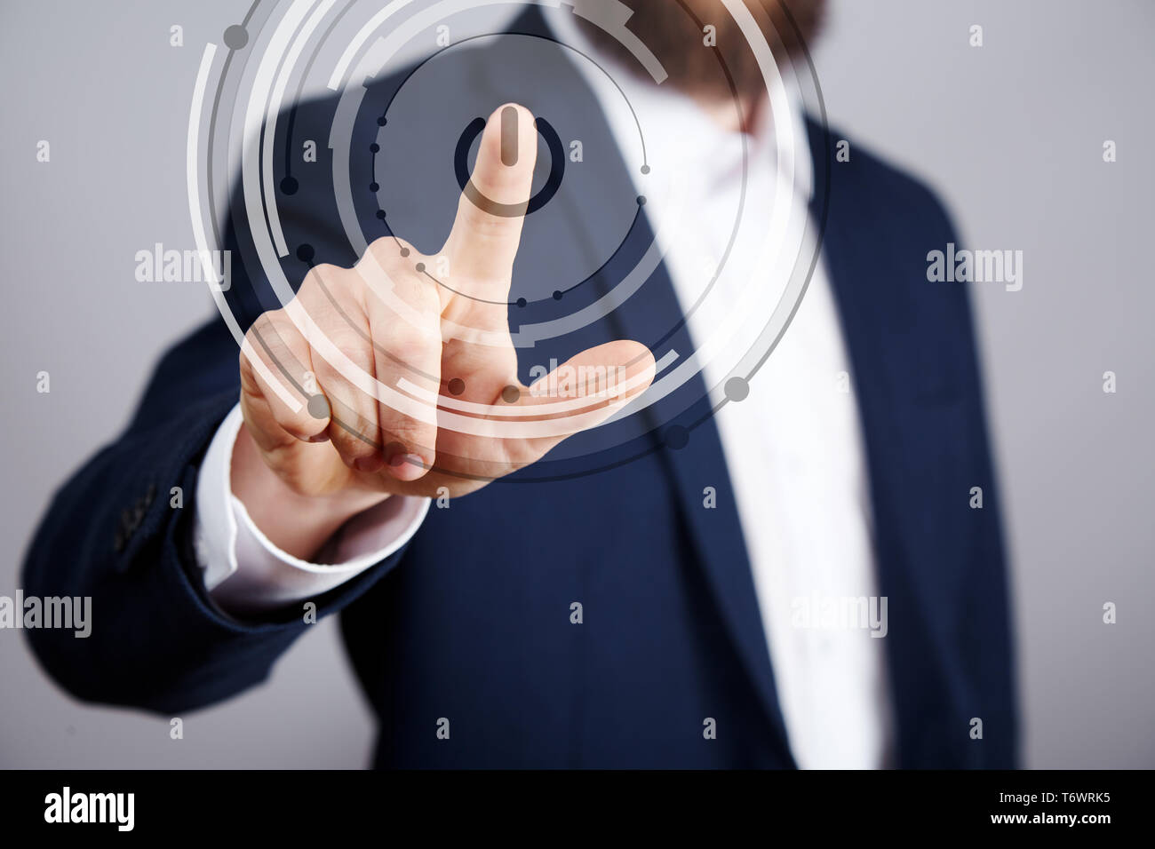 Hand showing sign Stock Photo - Alamy