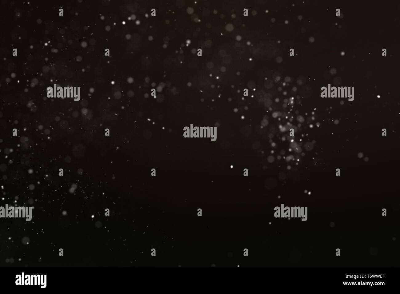 Abstract Dust Particle Background with Light Leak. Narrow Depth of ...