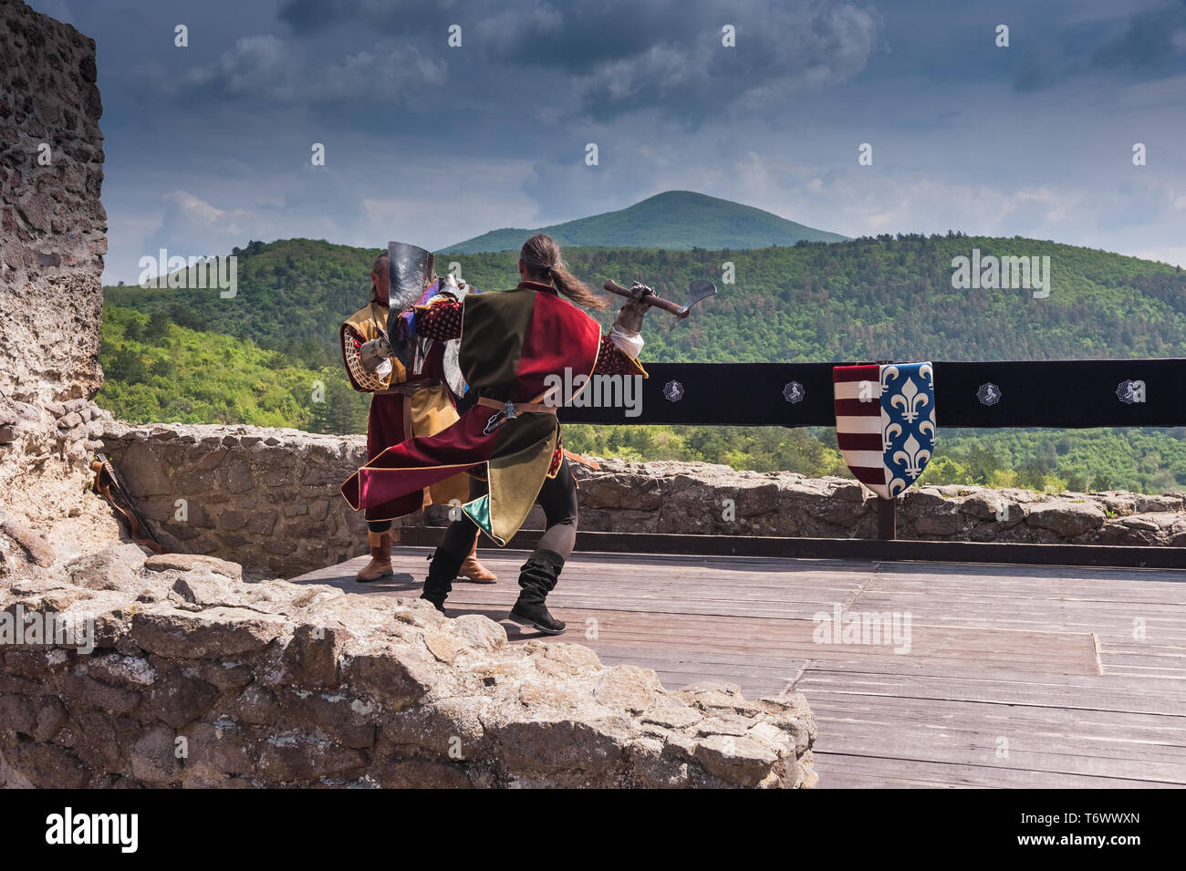 Knightly tournament knight armor hi-res stock photography and images ...