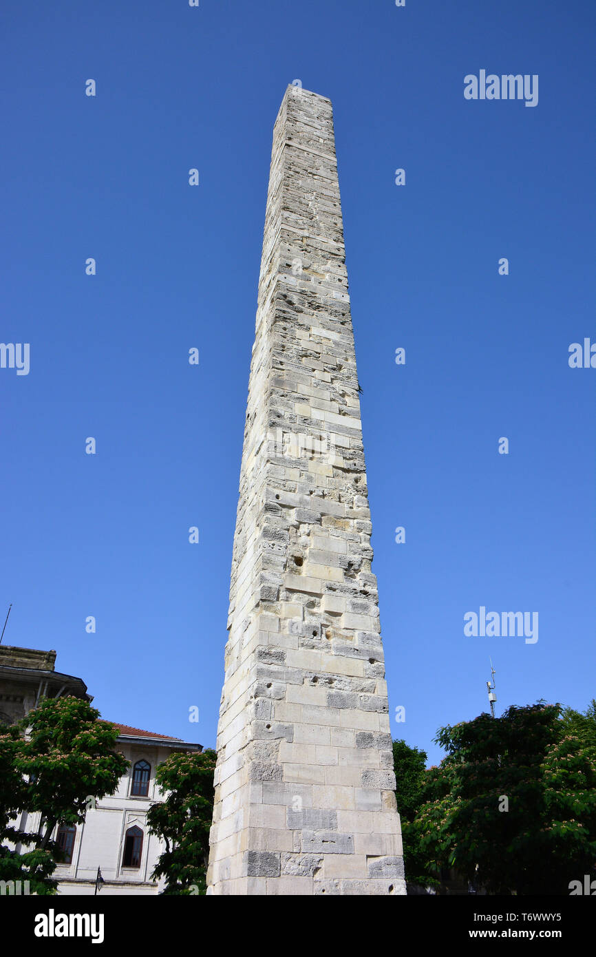 Walled Obelisk, Constantine Obelisk or Masonry Obelisk, Istanbul ...