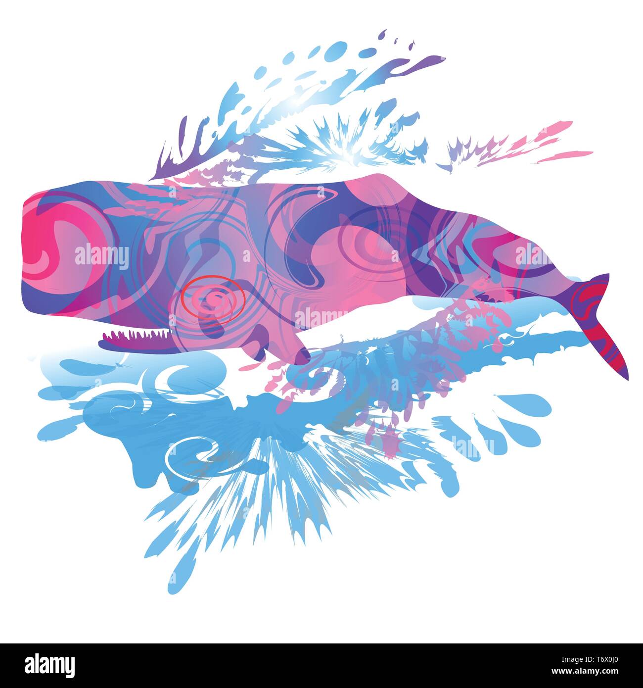 Sperm whale Cut Out Stock Images & Pictures - Alamy