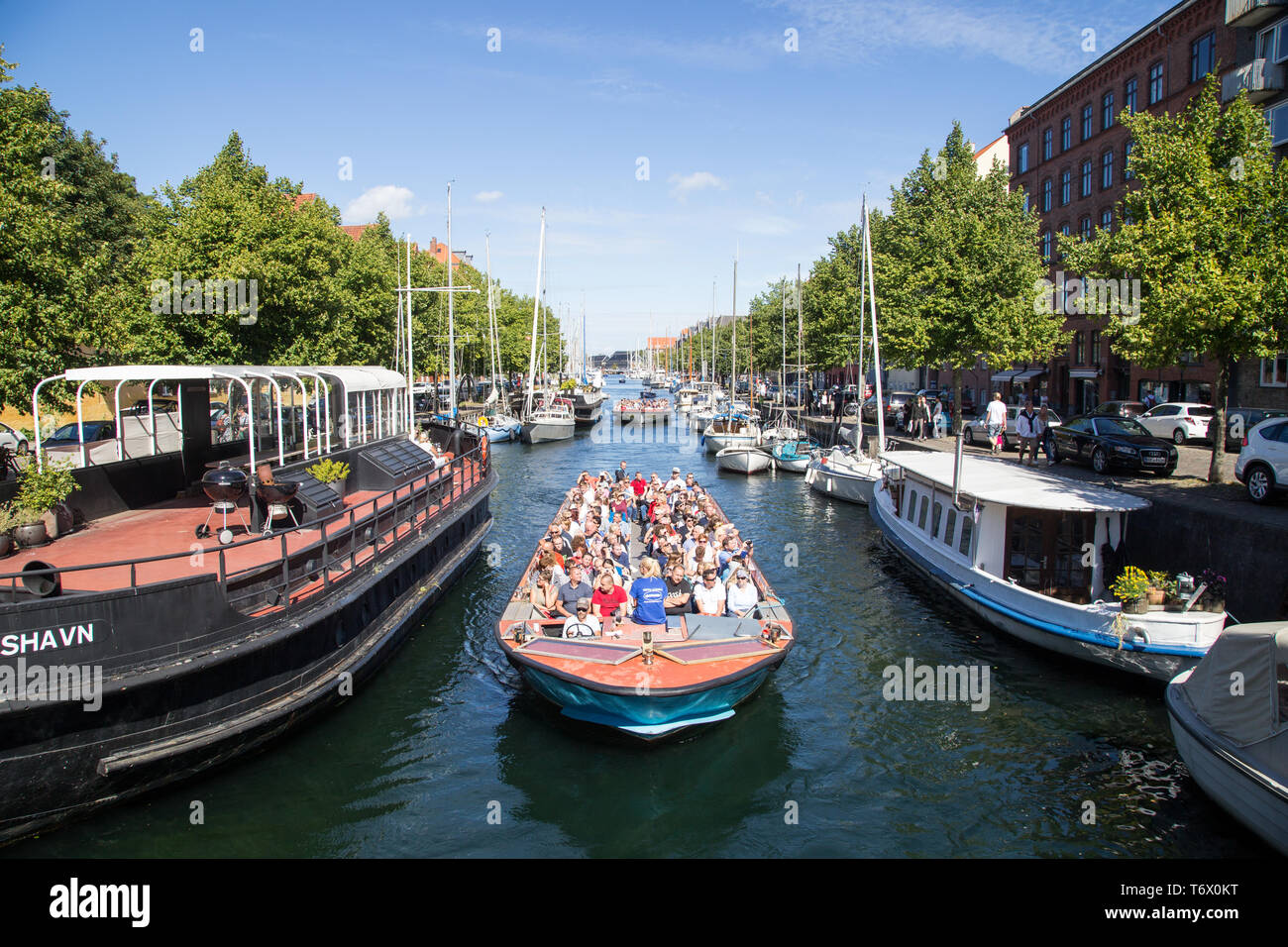 Christianshavn channel in Copenhagen, Denmark Stock Photo - Alamy