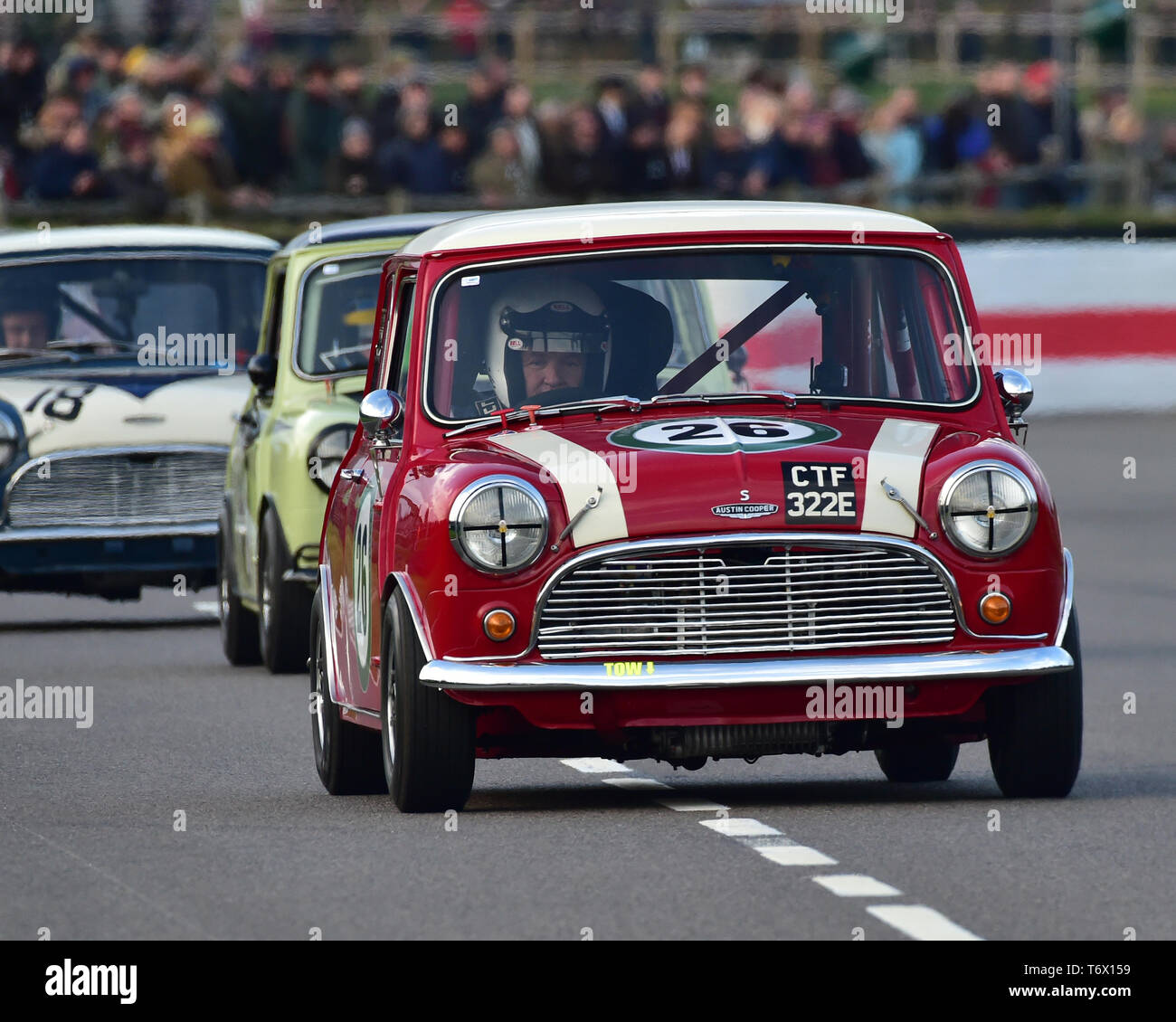 Ron Maydon, Austin Mini Cooper S, Betty Richmond Trophy Heat 1, Mini saloons, 77th Members ...