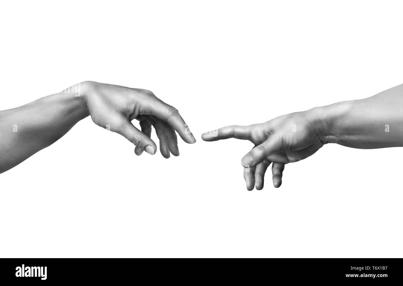 Michelangelo, the creation adams Stock Photo - Alamy