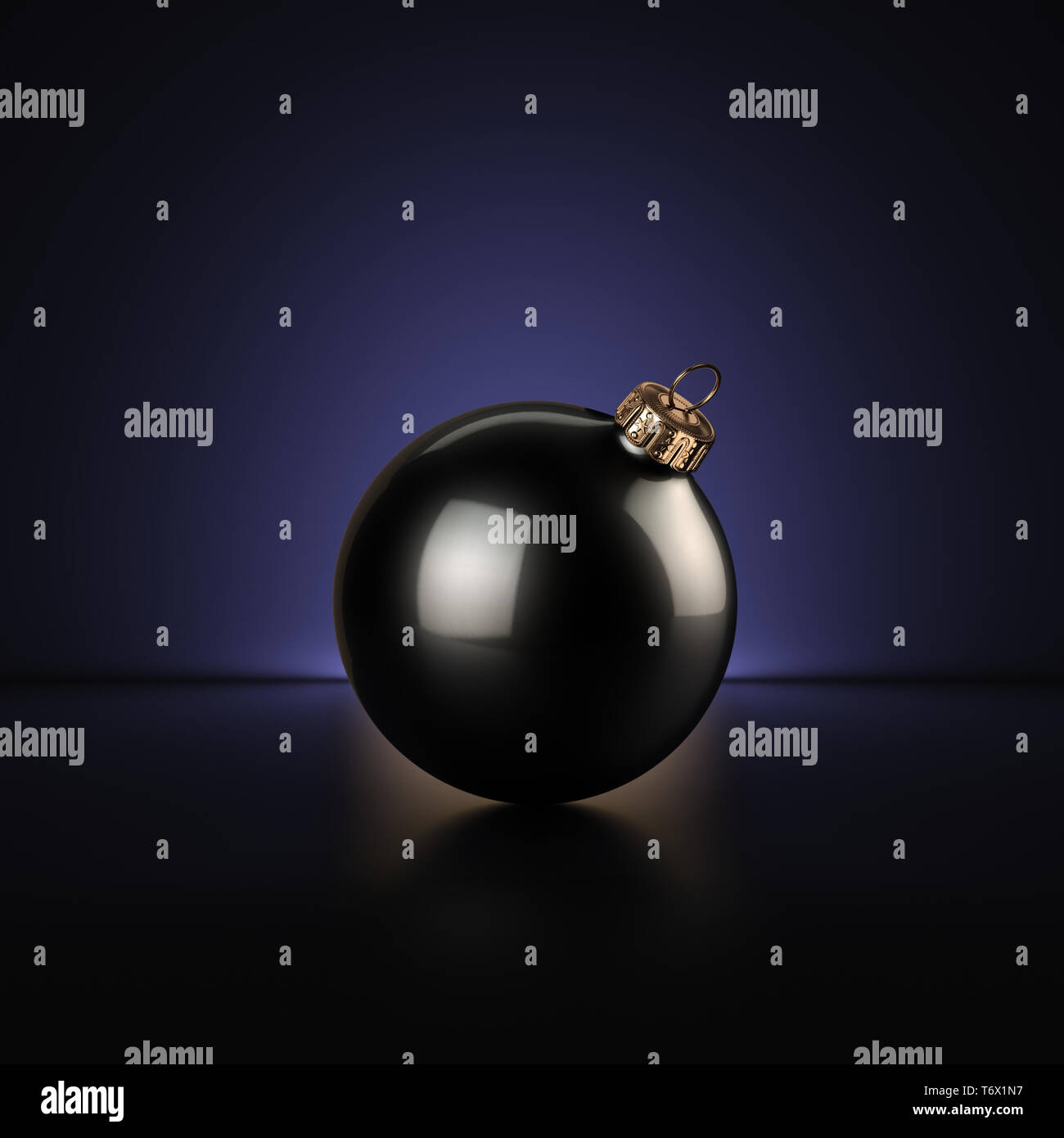Blue black 3d ball hi-res stock photography and images - Alamy