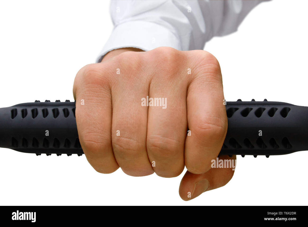 Gesture series, hand hold tight Stock Photo - Alamy