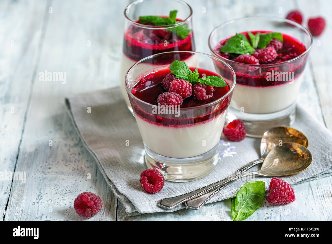 Panna cotta is a traditional Italian dessert Stock Photo - Alamy