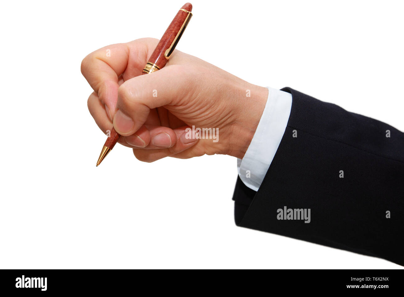 gesture, hand writes Stock Photo - Alamy