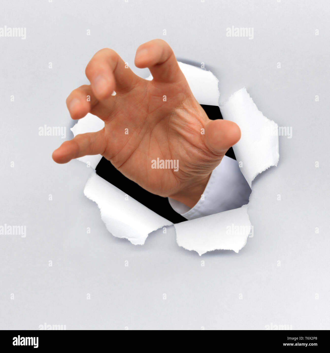 Gesture series, hand to grab Stock Photo - Alamy