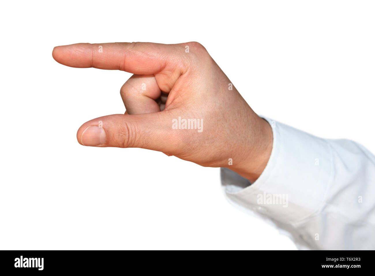 gesture, hand points Stock Photo - Alamy
