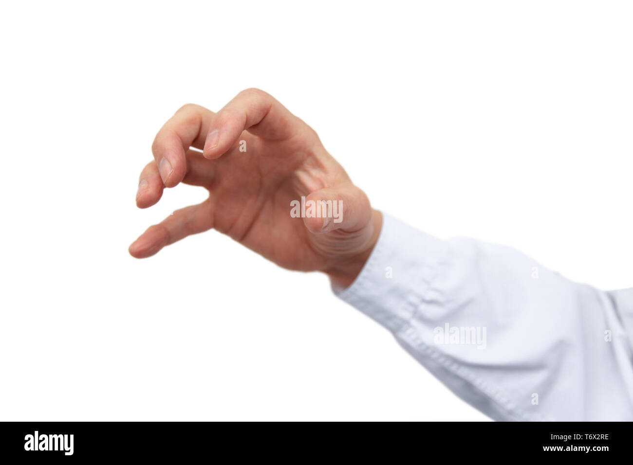 Gestenserie, hand grabs greedy Stock Photo - Alamy