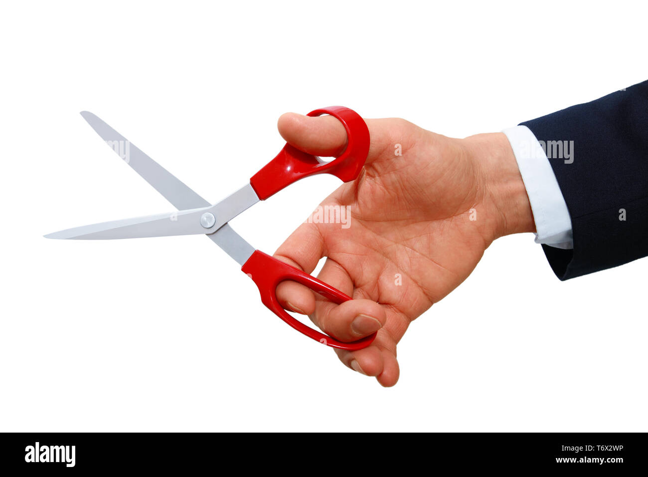 Man scissors hi-res stock photography and images - Alamy
