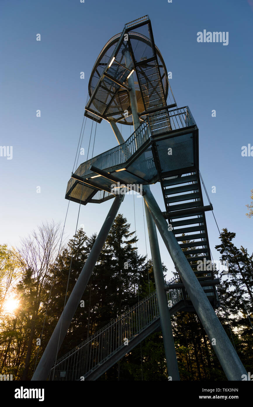 Observation tower gobelwarte in donau hi-res stock photography and ...