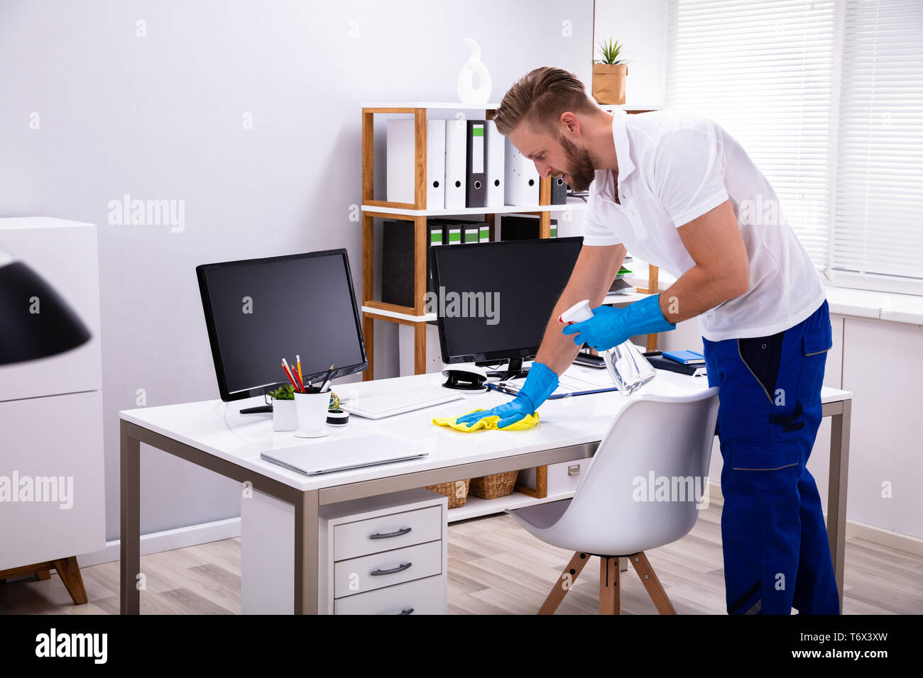Dirty work desk hi-res stock photography and images - Alamy