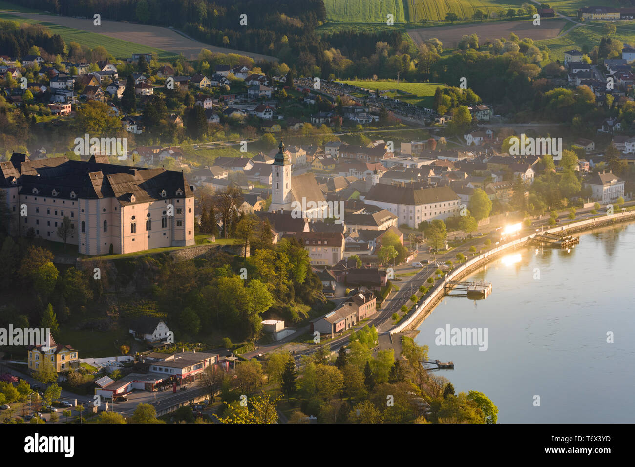 View to town grein hi-res stock photography and images - Alamy