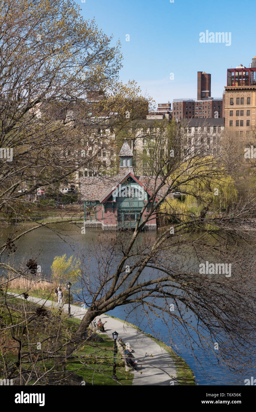 The Harlem Meer is a small body of water located on the far north edge ...