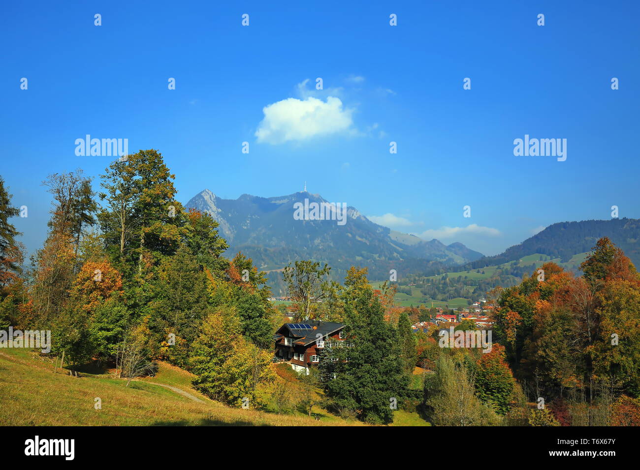 Sonthofen is a city in Germany with many historical attractions Stock ...