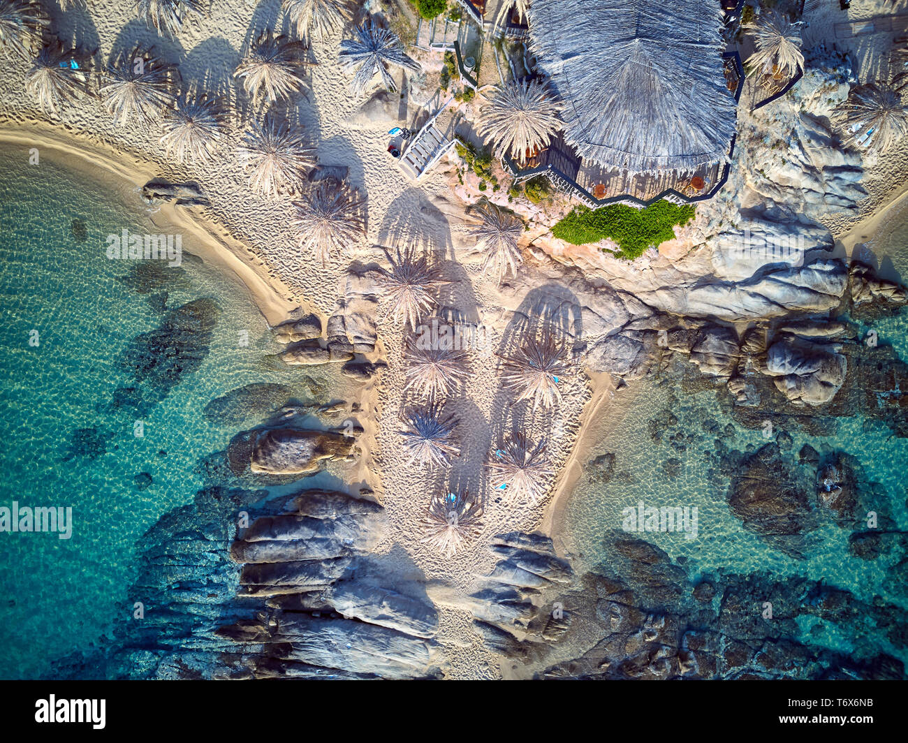 Drone shot rocky beach shore hi-res stock photography and images - Alamy