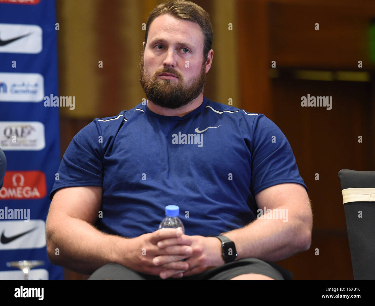 Doha, Qatar. 02nd May, 2019. Tom Walsh aka Tomas Walsh (NZL) during a ...