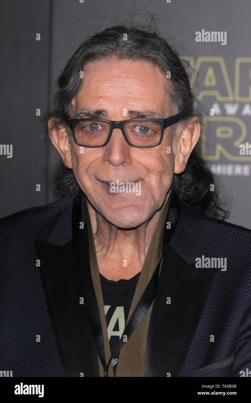 Hollywood, Ca. 14th Dec, 2019. Peter Mayhew at the Premiere of Walt ...