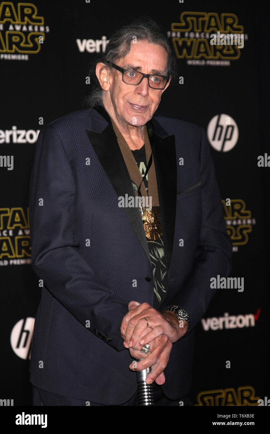 Hollywood, Ca. 14th Dec, 2019. Peter Mayhew at the Premiere of Walt ...