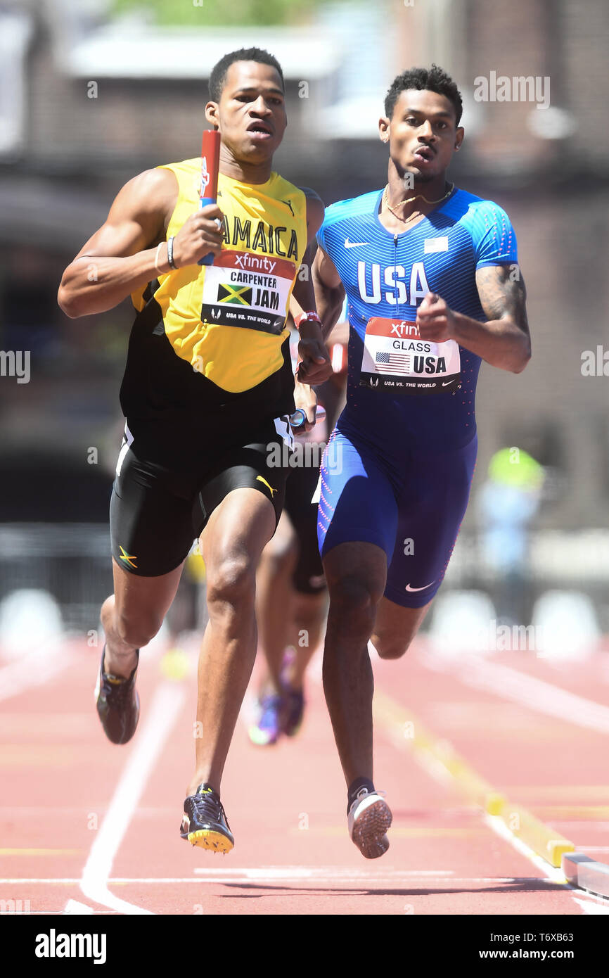 Philadelphia, Pennsylvania, USA. 27th Apr, 2019. ANTHONY CARPENTER from ...