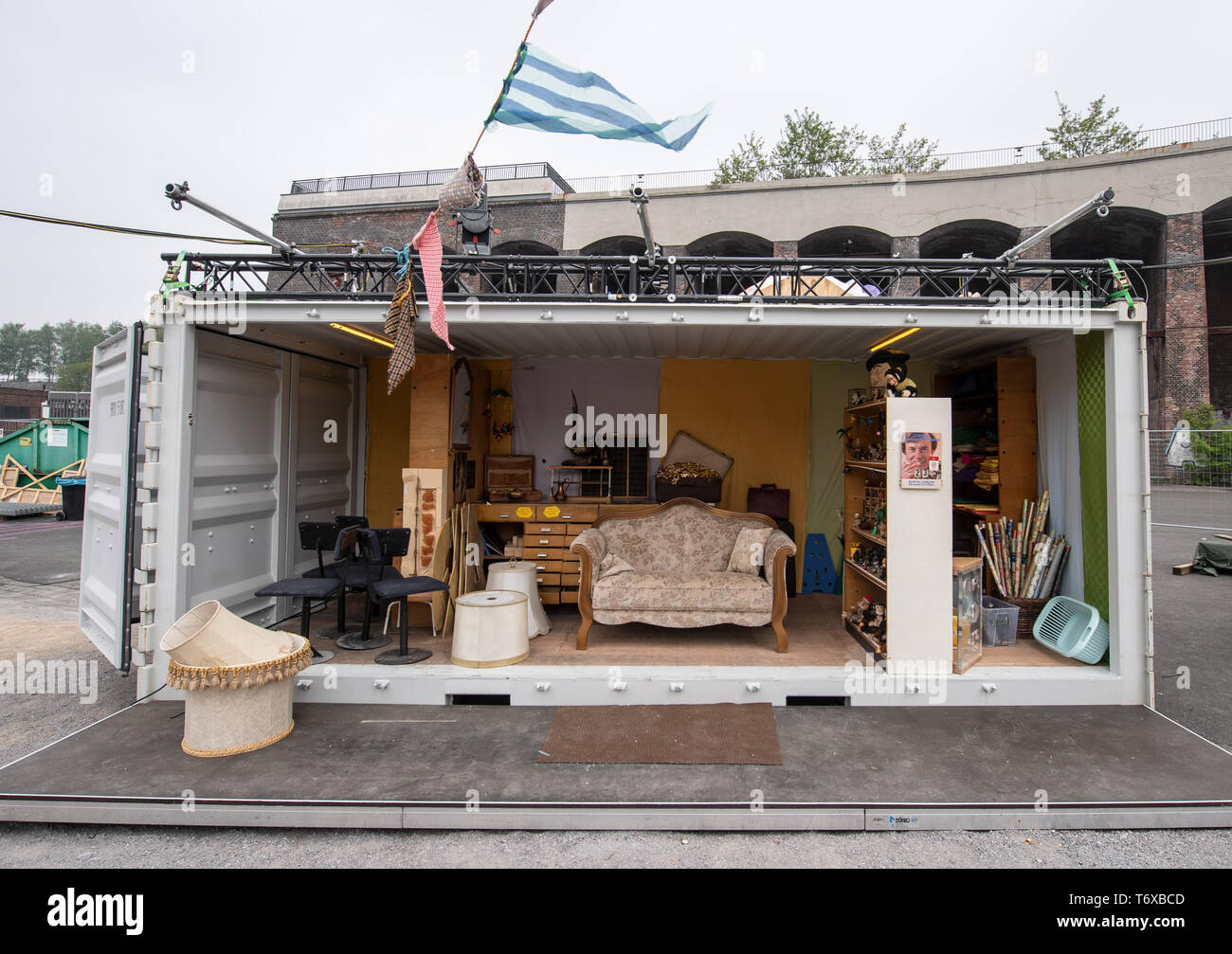Bochum, Germany. 02nd May, 2019. Theatre props are presented in a ...