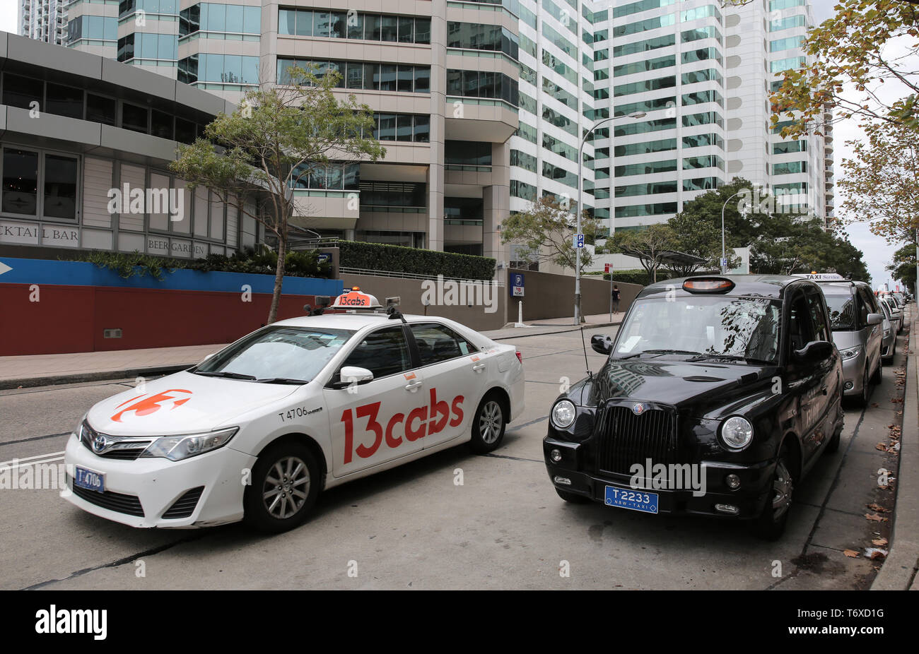 Australian sydney taxi car hi-res stock photography and images - Alamy