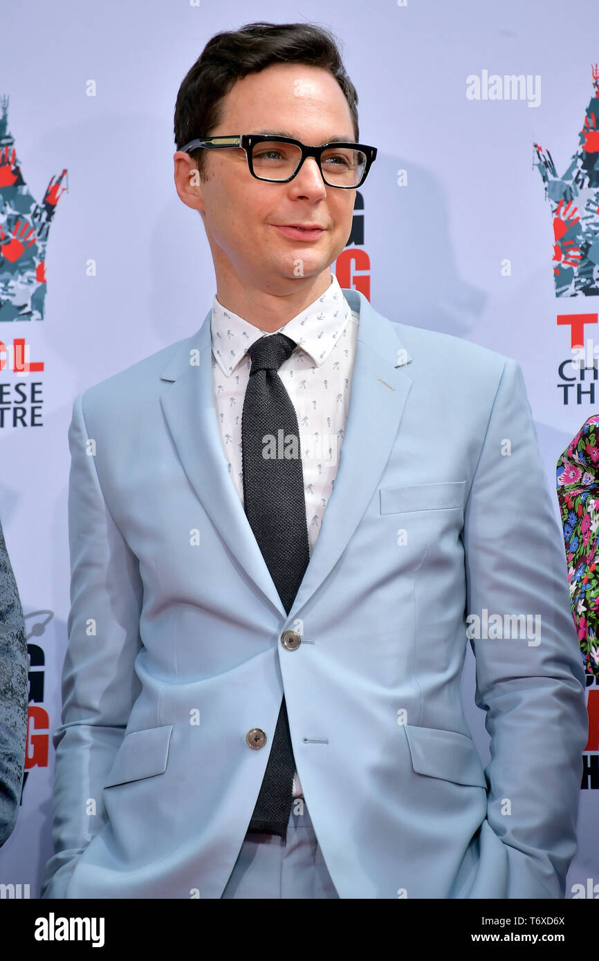 Los Angeles, USA. 01st May, 2019. Jim Parsons at the Handprints ...