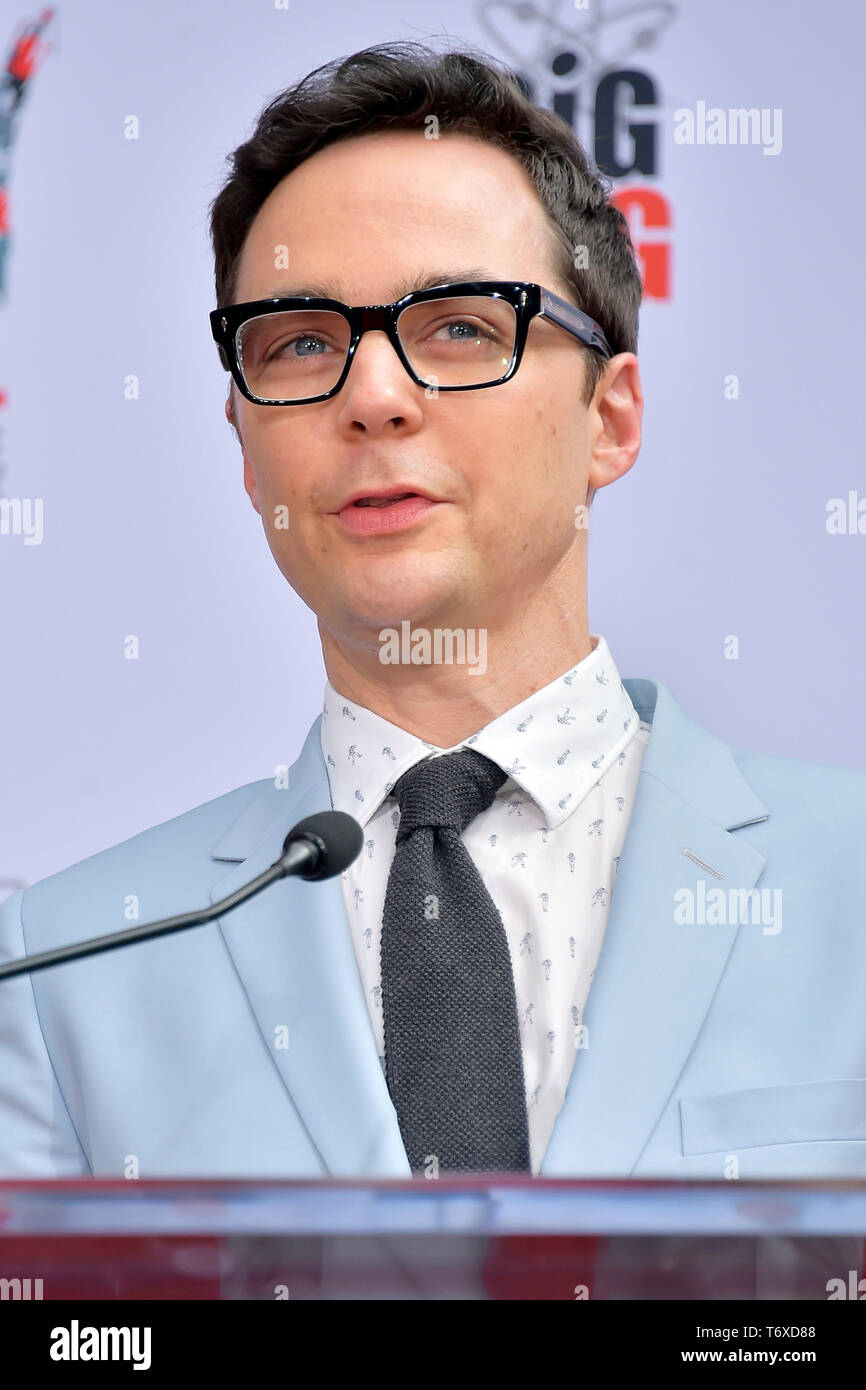 Los Angeles, USA. 01st May, 2019. Jim Parsons at the Handprints ...