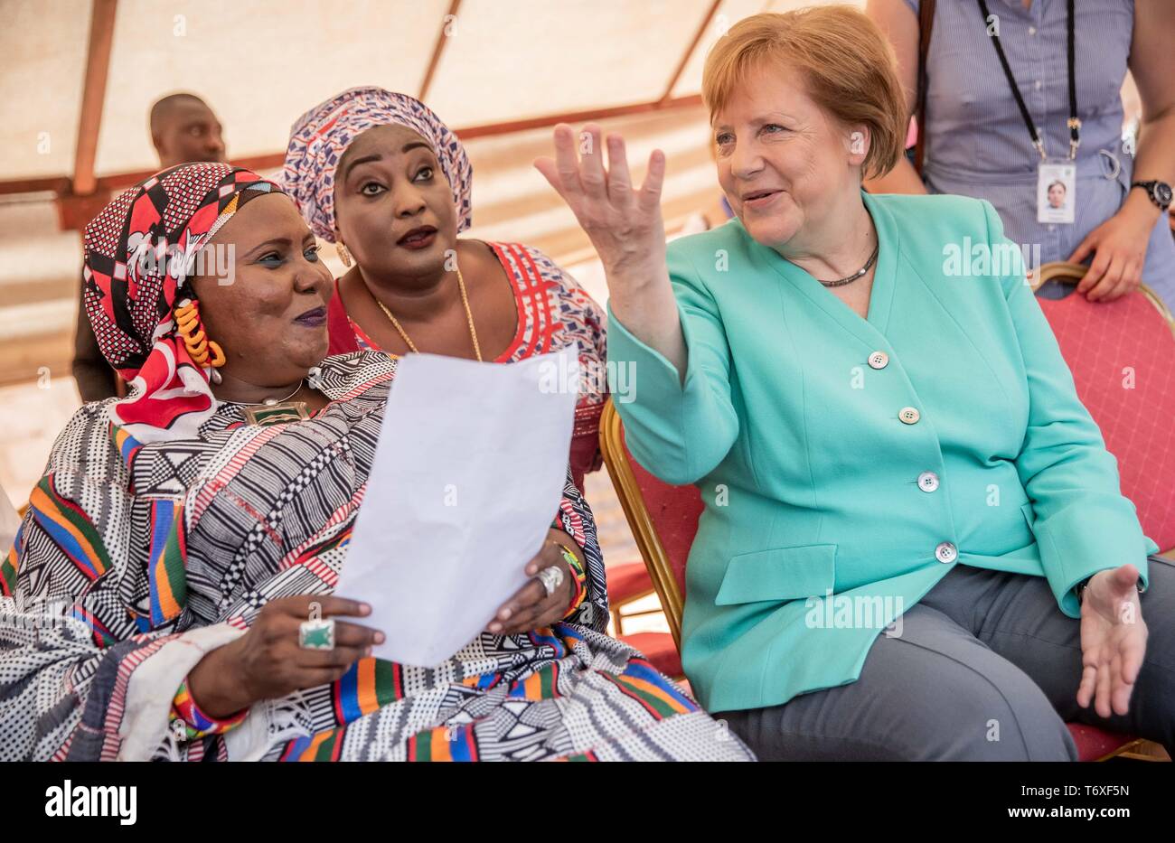 Niamey, Niger. 03rd May, 2019. Federal Chancellor Angela Merkel (CDU ...