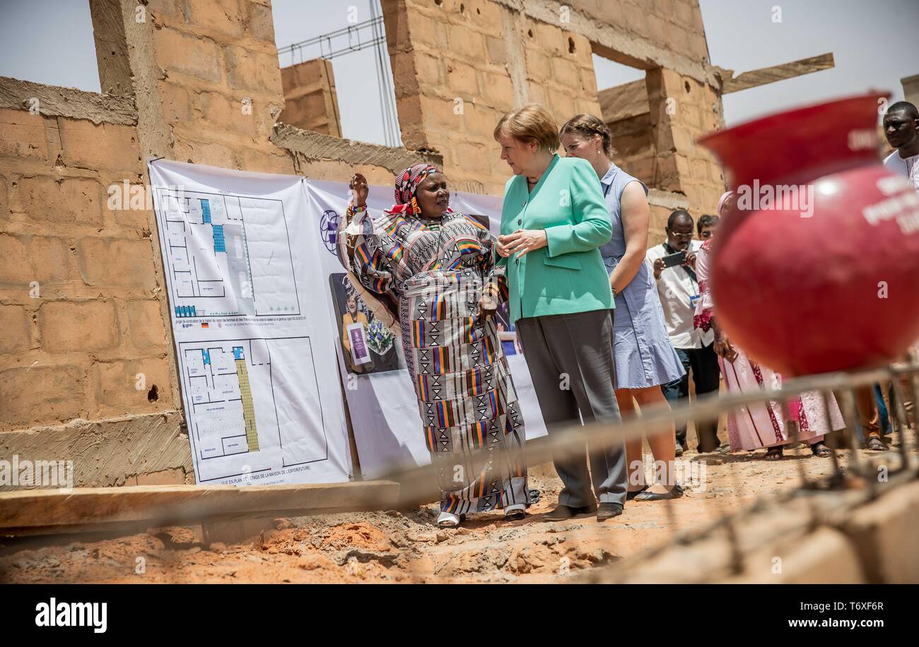 Niamey, Niger. 03rd May, 2019. Federal Chancellor Angela Merkel (CDU ...