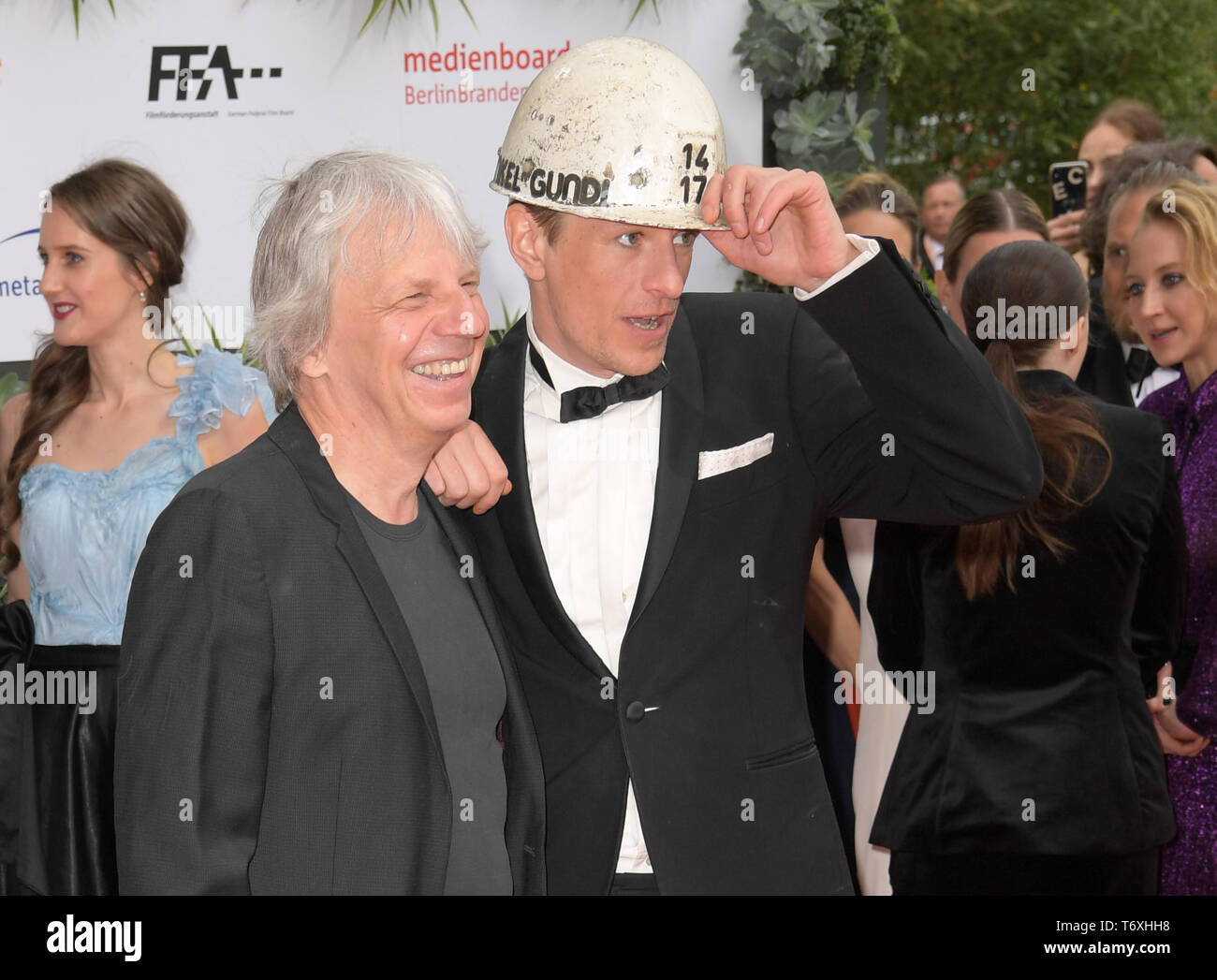 Berlin, Germany. 03rd May, 2019. Director Andreas Dresen (l) and actor ...