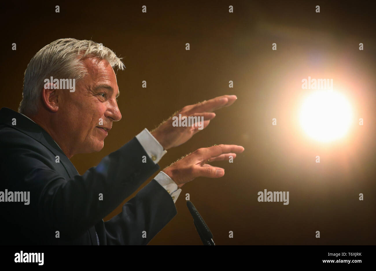Weingarten, Germany. 03rd May, 2019. Thomas Strobl, state chairman of ...