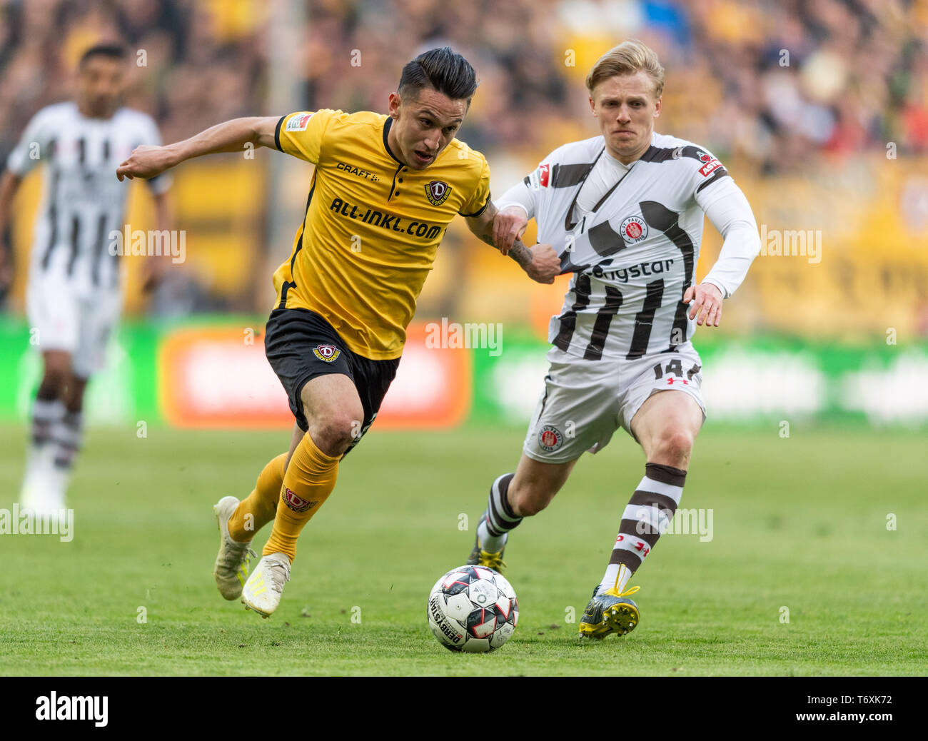 Dresden, Germany. 03rd May, 2019. Soccer: 2nd Bundesliga, Dynamo ...