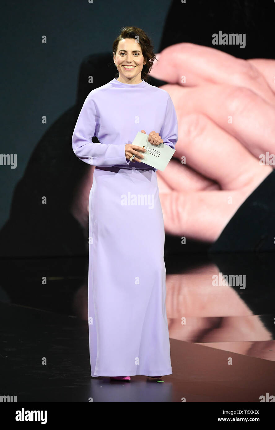 Berlin, Germany. 03rd May, 2019. Actress Christina Hecke is on stage at ...