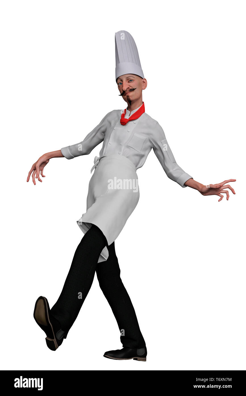 3d Man Chef Menu Isolated High Resolution Stock Photography and Images ...