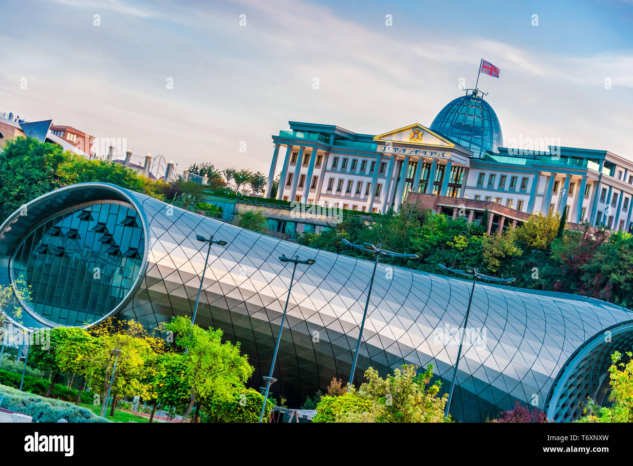 Georgia Tbilisi Government Building High Resolution Stock Photography ...