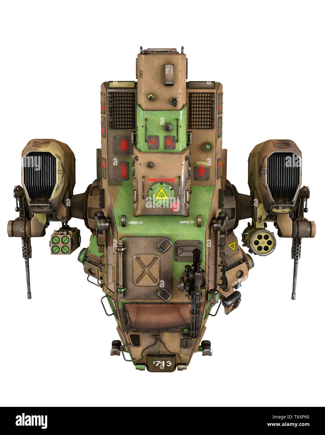 Armed military robots on mission Cut Out Stock Images & Pictures - Alamy