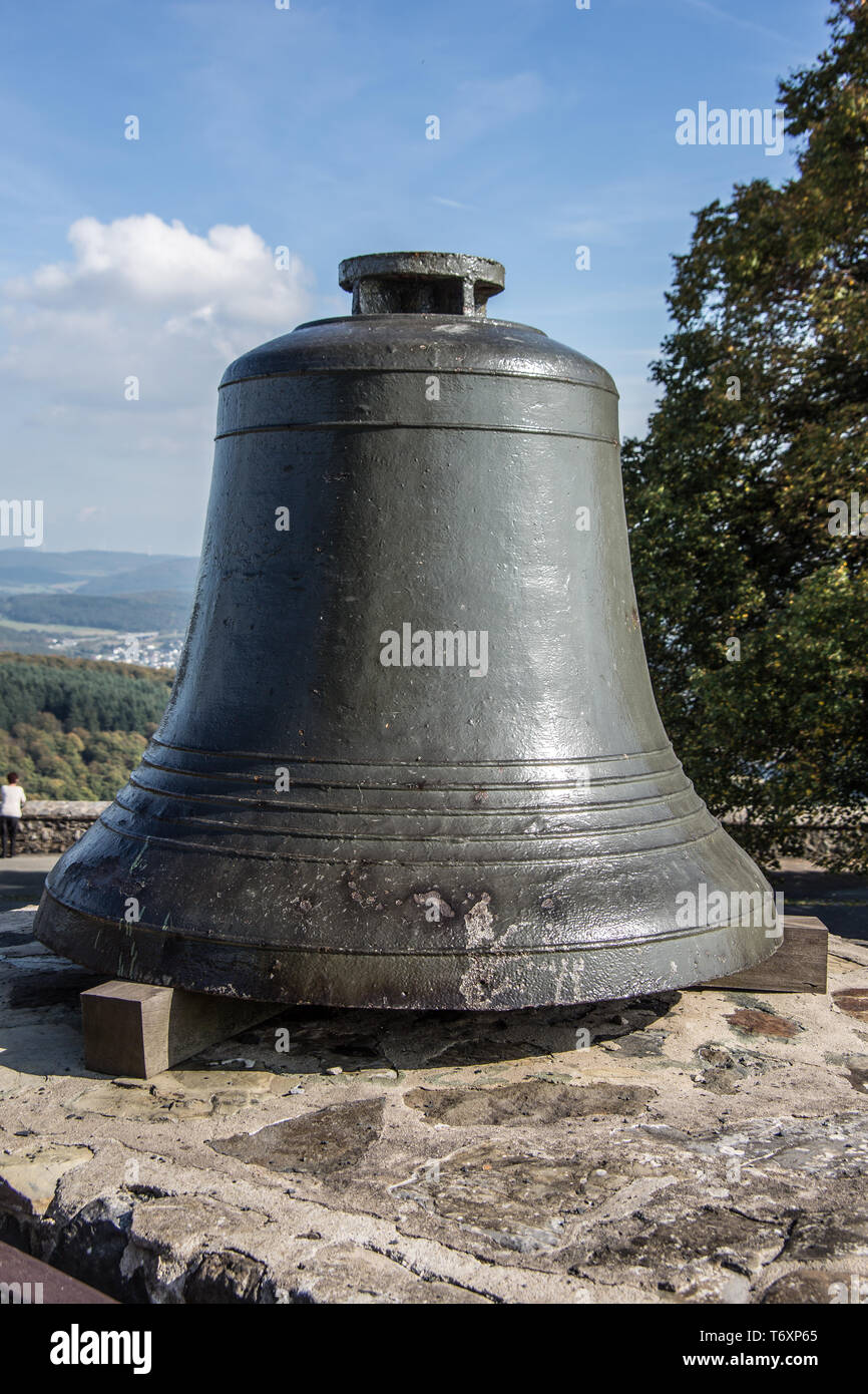 Bell ringing castle Greifenstein Stock Photo - Alamy