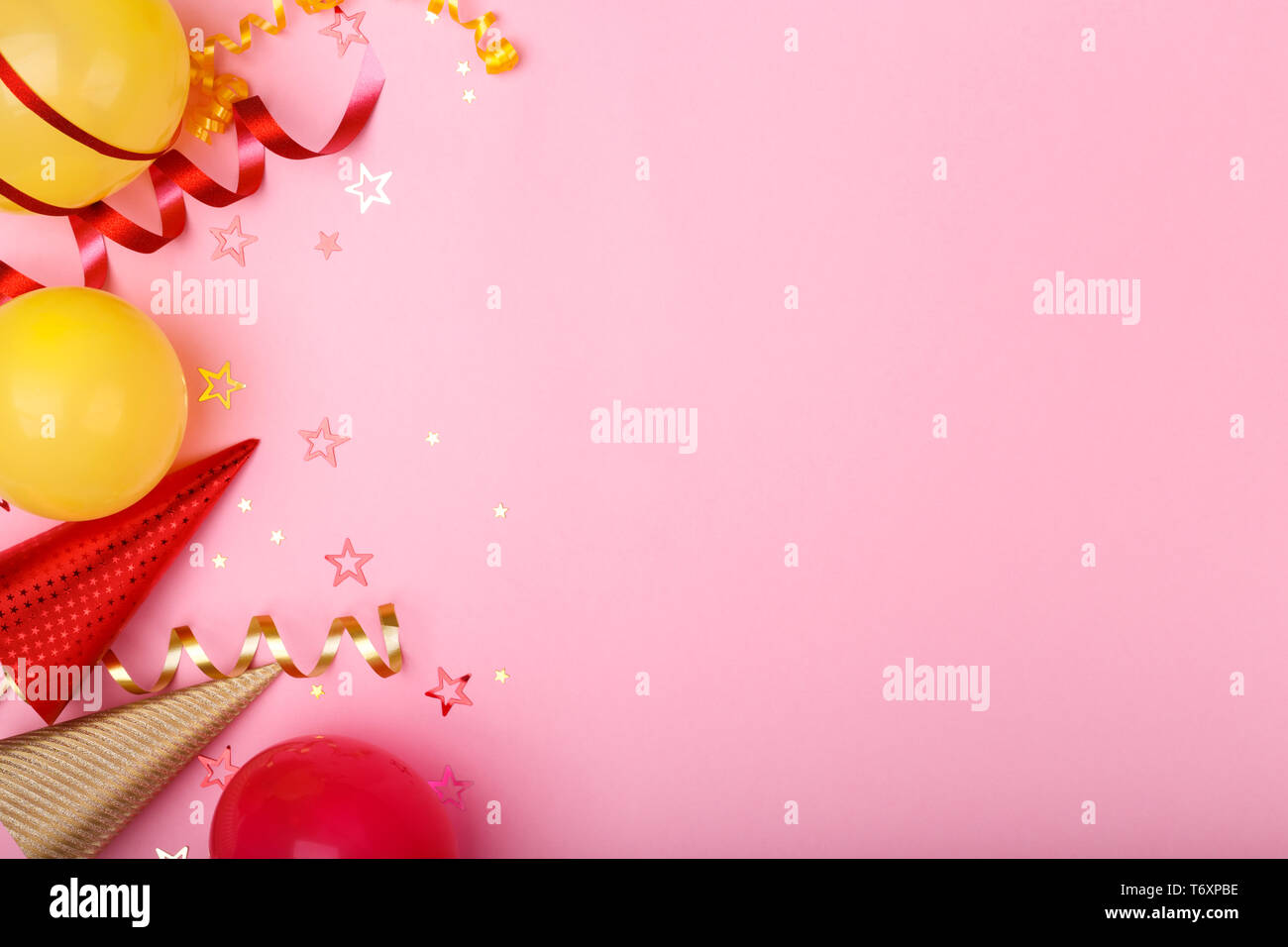 Birthday party background Stock Photo - Alamy