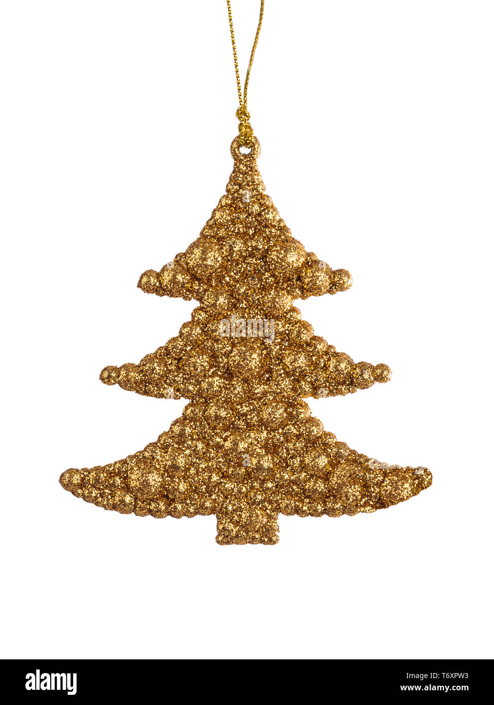 Christmas tree falling snow Cut Out Stock Images & Pictures - Alamy