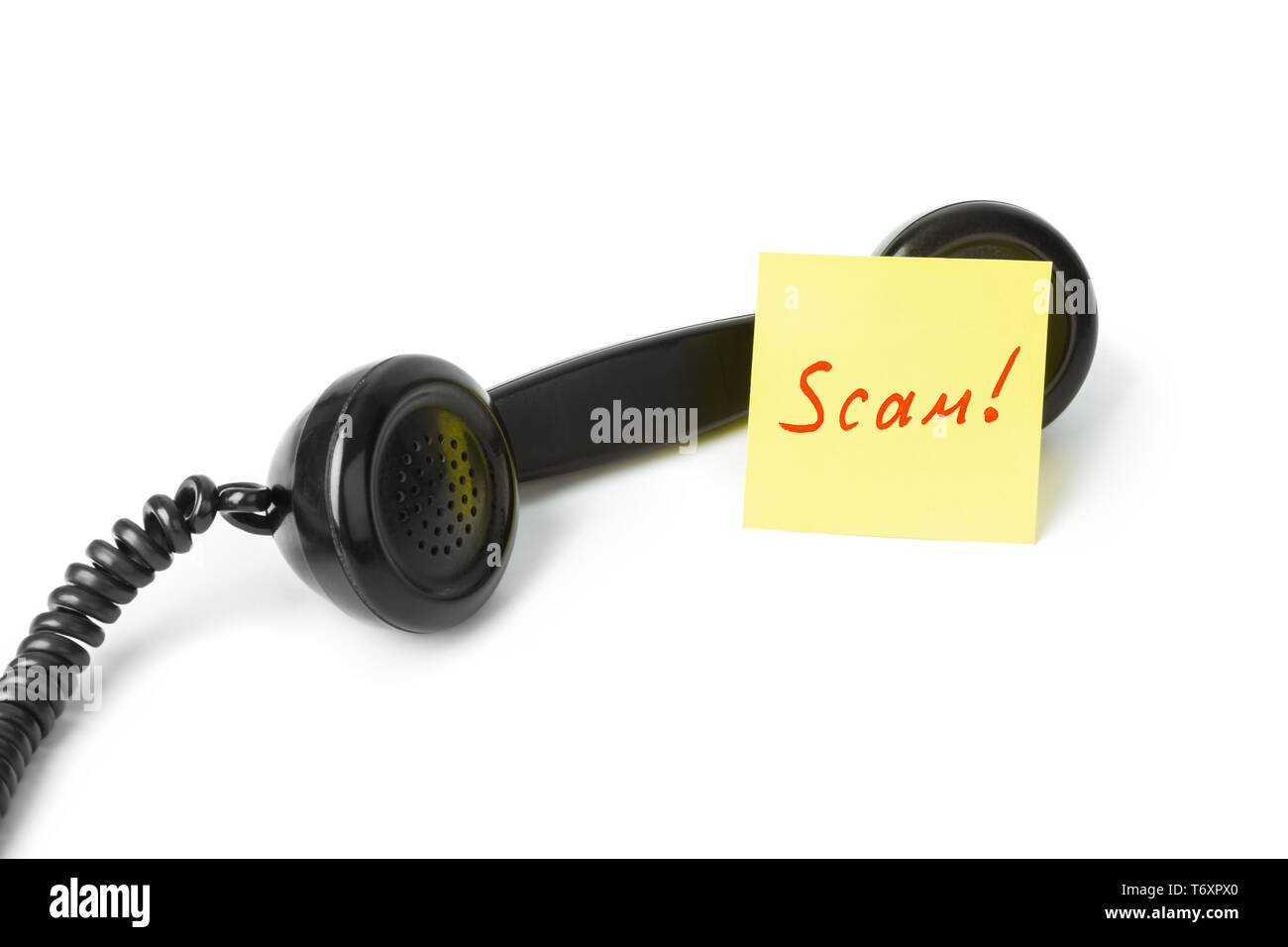 Warning scam call message hi-res stock photography and images - Alamy