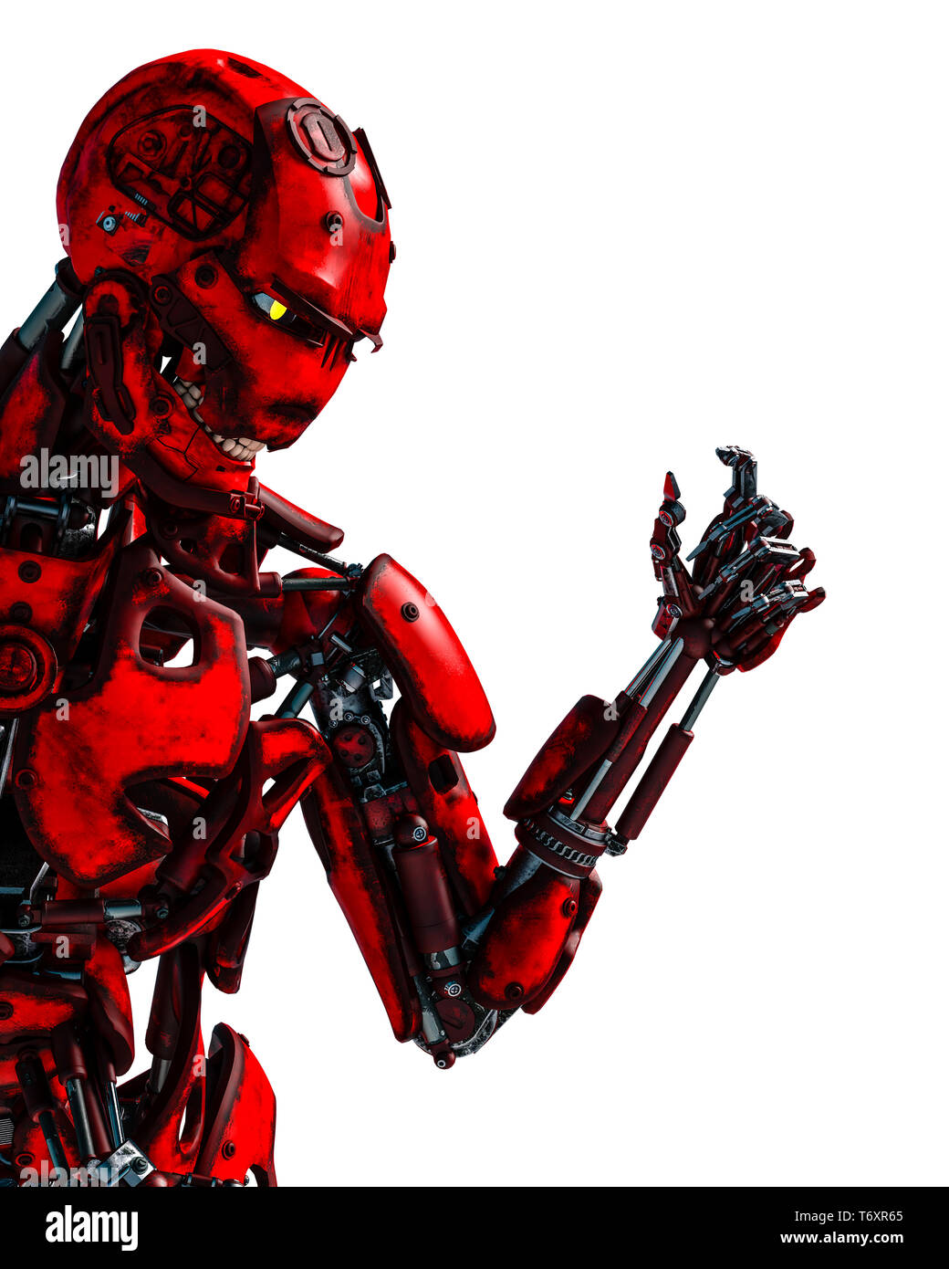 this cyber robot. This guy will put some fun in yours creations Stock ...