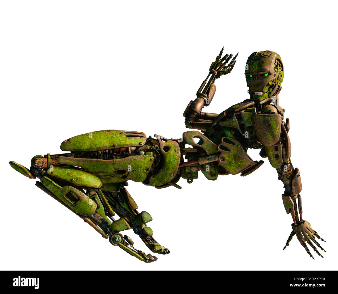 this cyber robot. This guy will put some fun in yours creations Stock ...