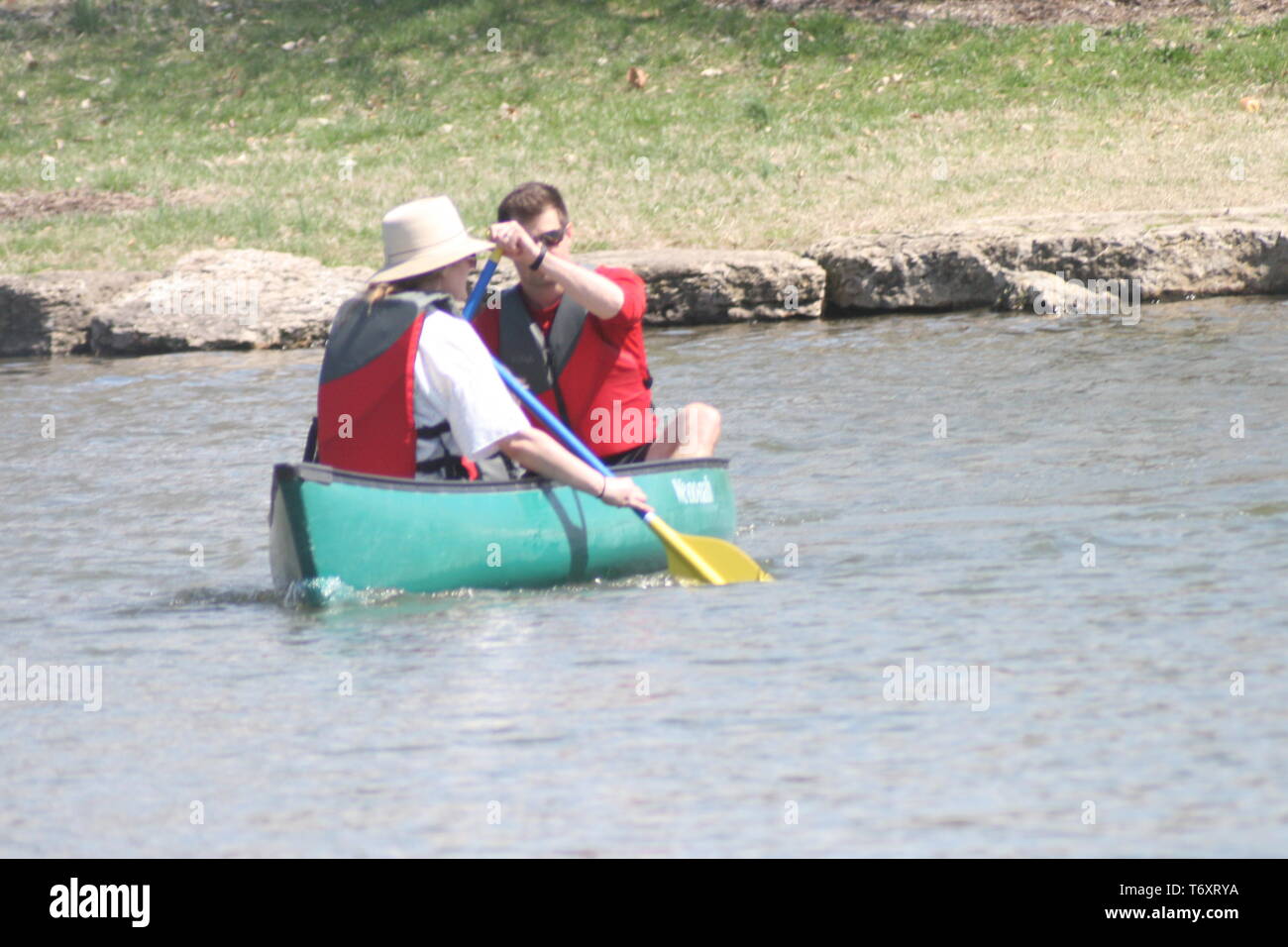 Canoe for two Stock Photo - Alamy